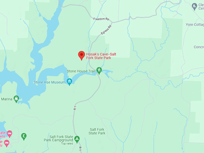 Hosak Cave Trail 10 Map