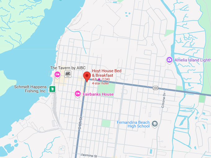 hoyt house bed & breakfast 10 map