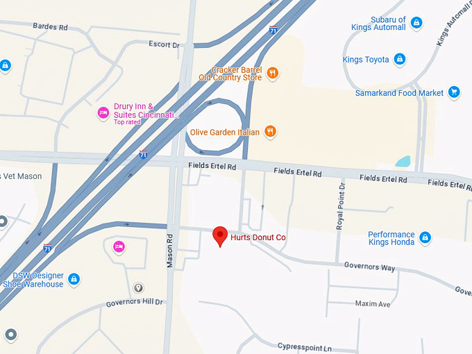 hurts donut co. 10 map