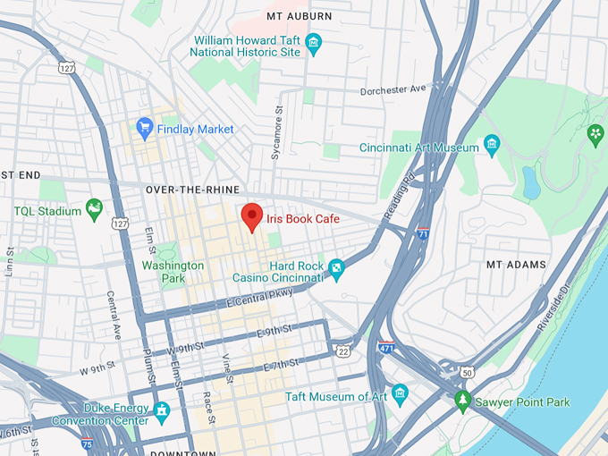 iris book cafe 10 map