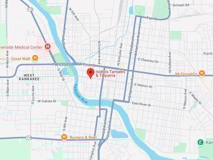 isidro's tamales & taqueria 10 map