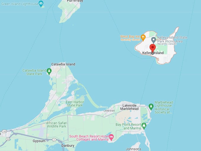 kelly's island 10 map