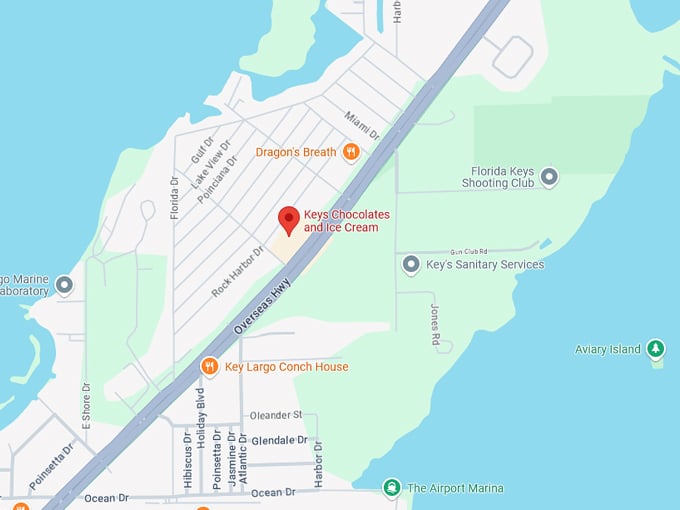 keys chocolates and ice cream 10 map