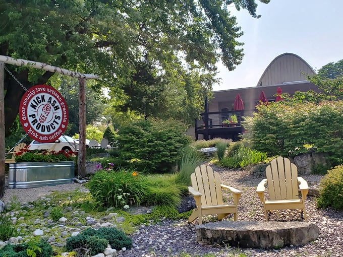 Kick Ash Door County 1