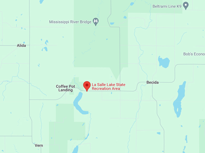 La Salle Lake State Recreation Area 10 Map
