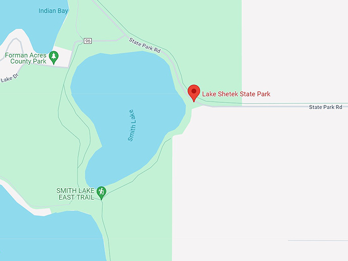 lake shetek state park 10 map