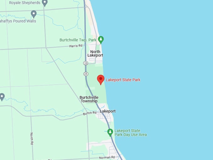 Lakeport State Park 10 Map