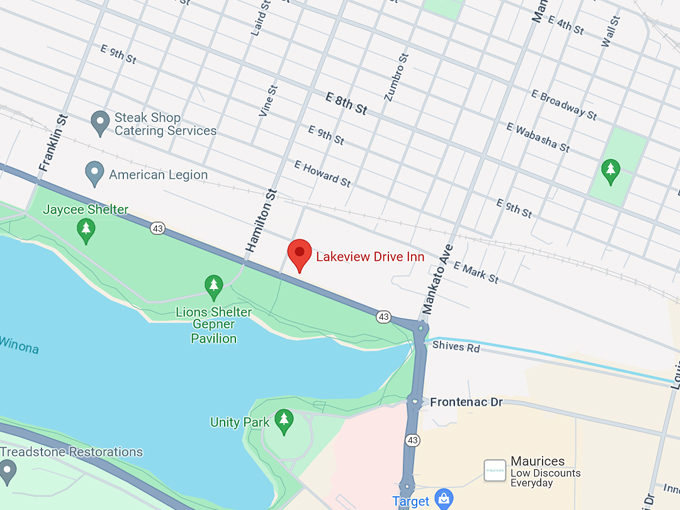 Lakeview Drive Inn 10 Map