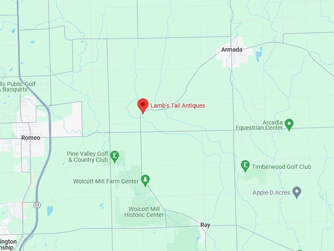 Lamb's Tail Antiques 10 Map