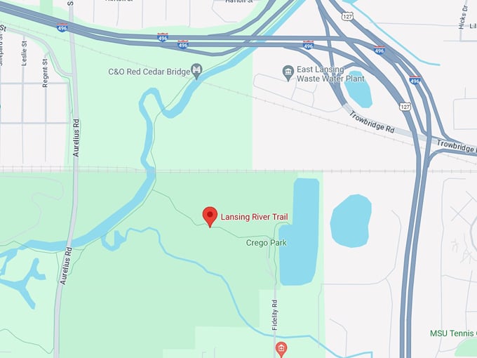 lansing river trail 10 map