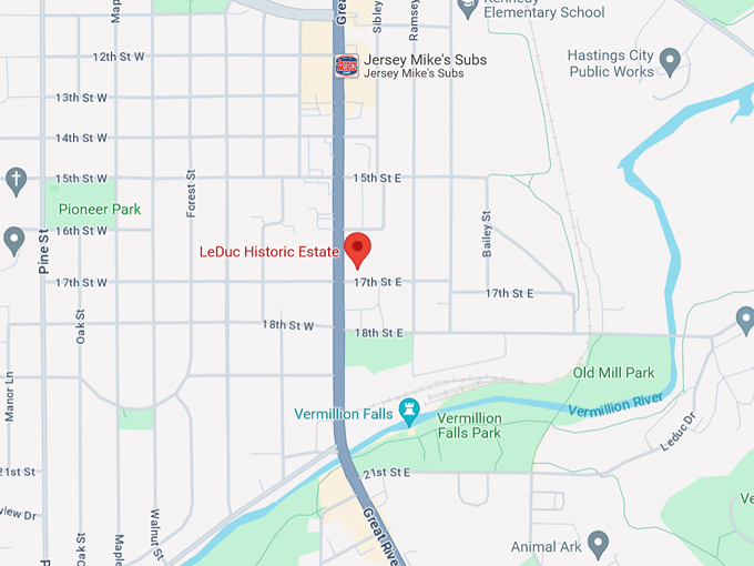 LeDuc Historic Estate 10 Map