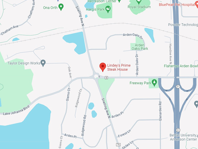 Lindey's Prime Steak House 10 map
