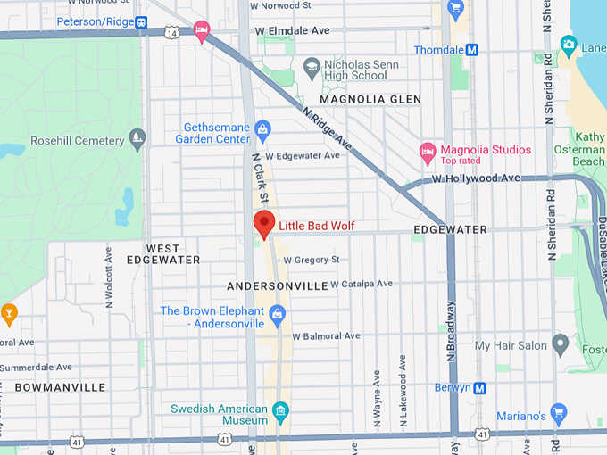 little bad wolf &ndash; chicago 10 map