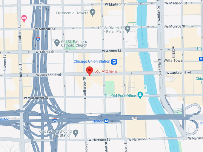 Lou Mitchell&rsquo;s 10 Map