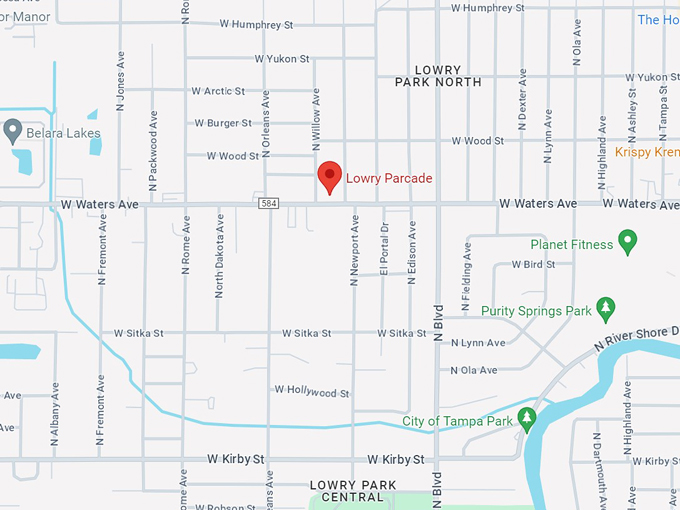 lowry parcade 10 map