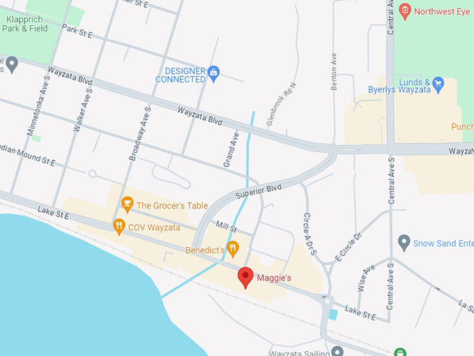 maggie's restaurant 10 map