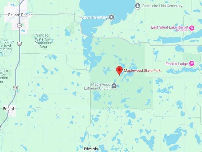 maplewood state park 10 map