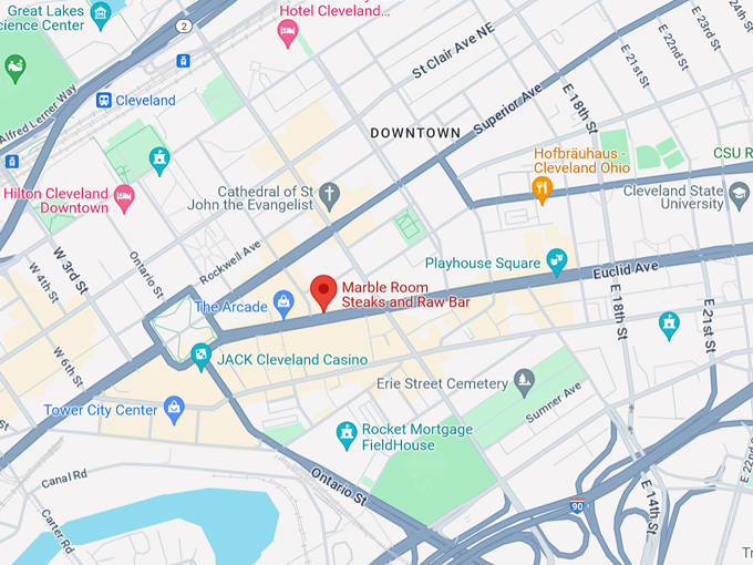 marble room steaks and raw bar 10 map