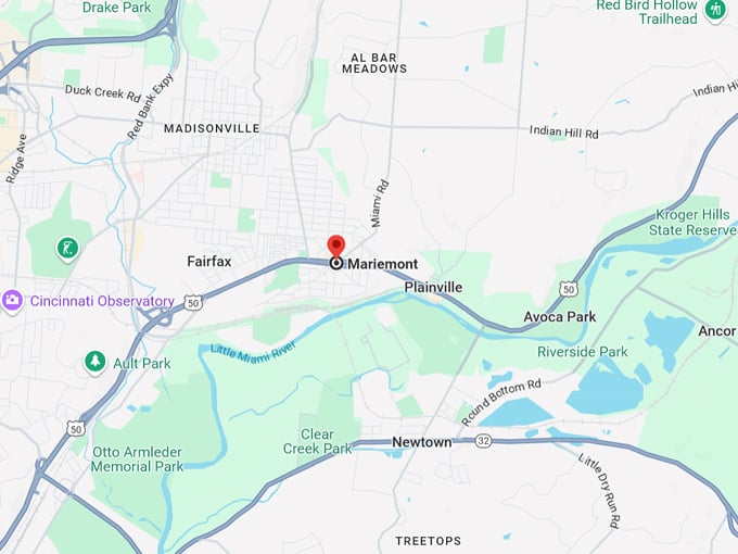 mariemont, ohio 10 map