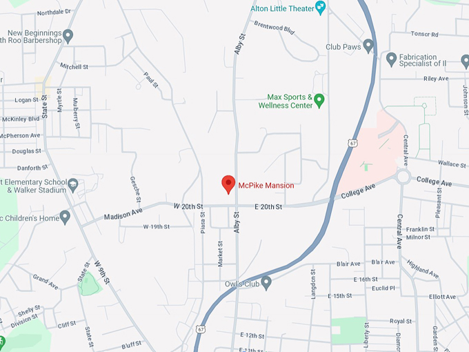 McPike Mansion 10 Map