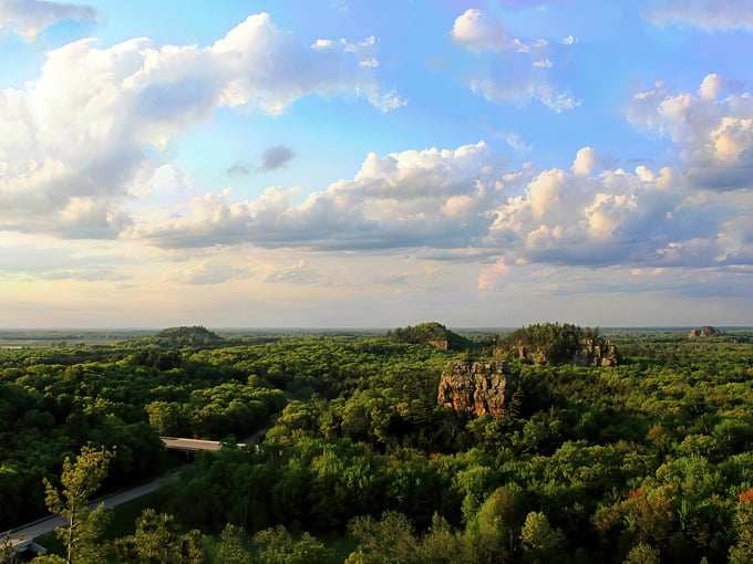 mill bluff state park 1