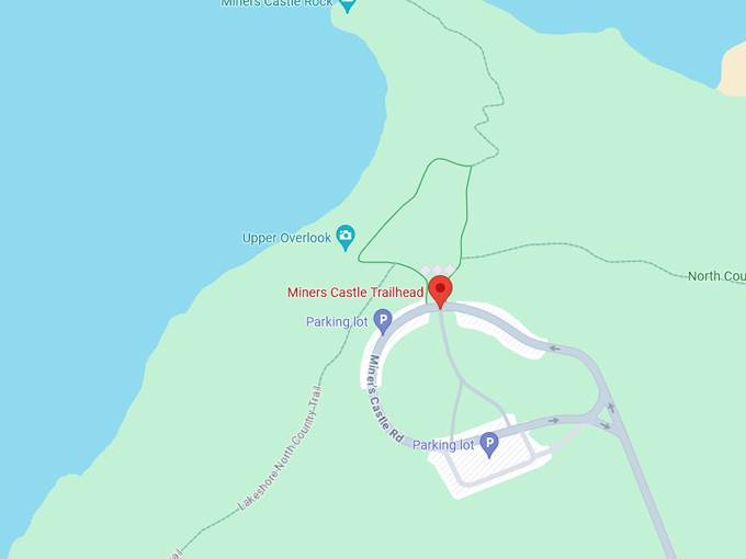 Miners Castle Trail 10 Map