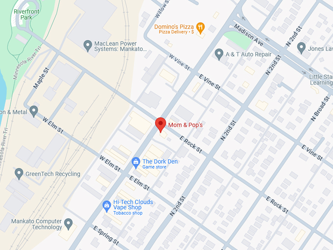Mom & Pop's 10 Map