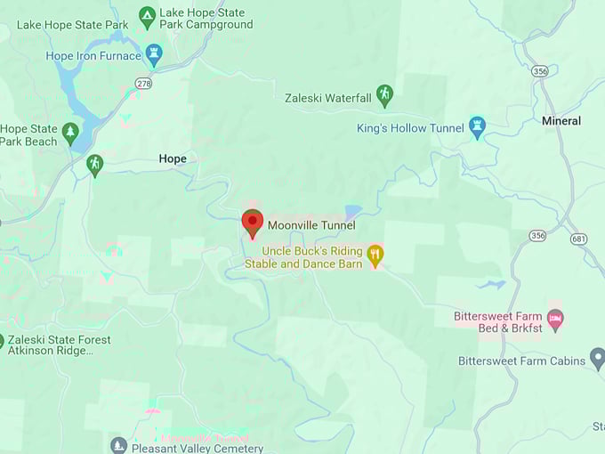 moonville tunnel 10 map