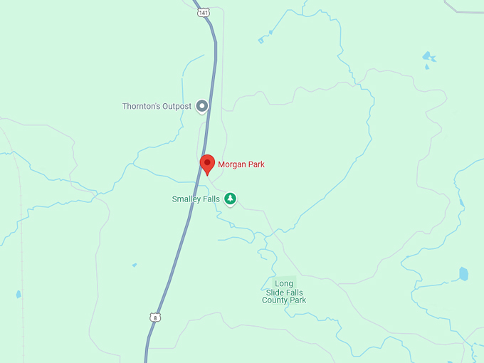 morgan park in pembine, wi 10 map