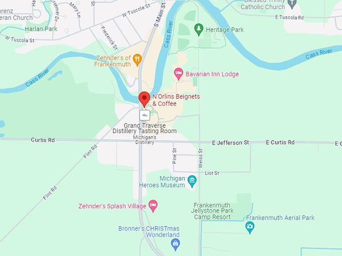 n'orlins beignets & coffee 10 map