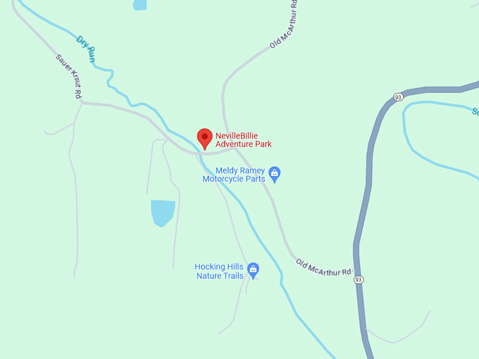 NevilleBillie Adventure Park 10 Map