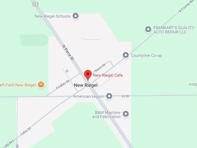 new riegel cafe 10 map