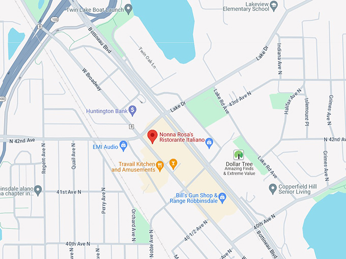 Nonna Rosa's Ristorante Italiano 10 Map