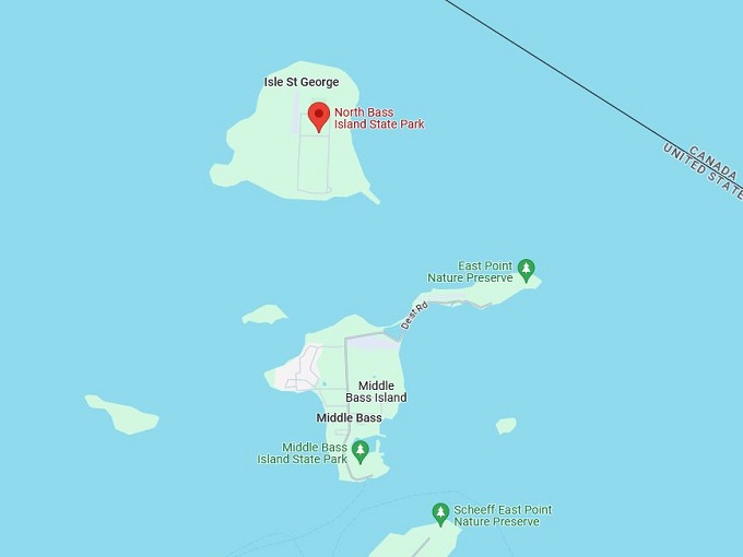 North Bass Island State Park Map