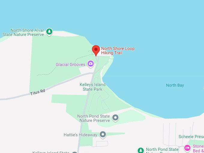 north shore loop trail 10 map