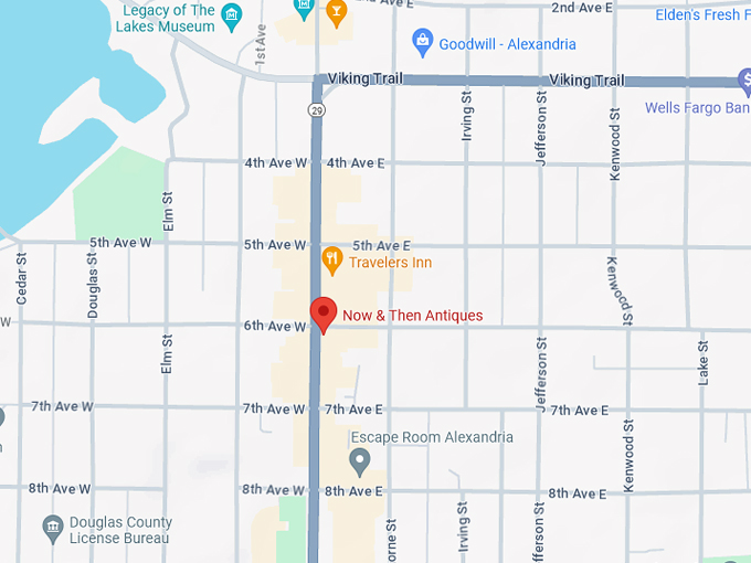 now & then antiques 10 map