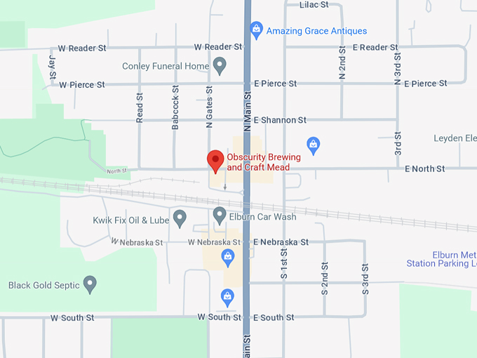 obscurity brewing and craft mead 11 map