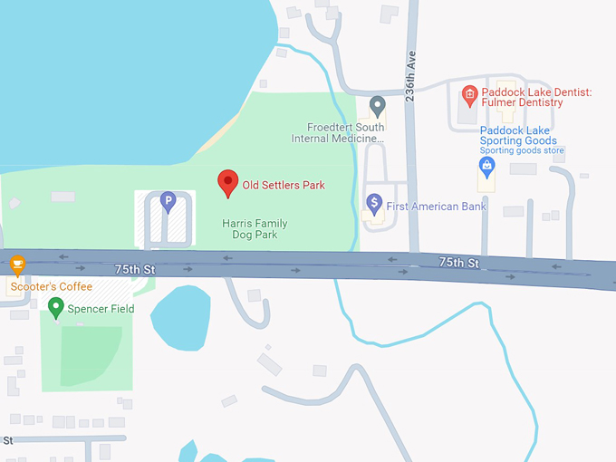 old settlers park 10 map