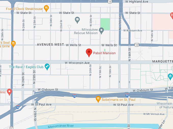 pabst mansion 10 map