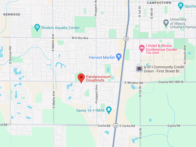 pandamonium doughnuts 10 map