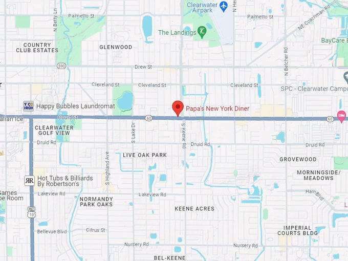 Papa's New York Diner 10 map