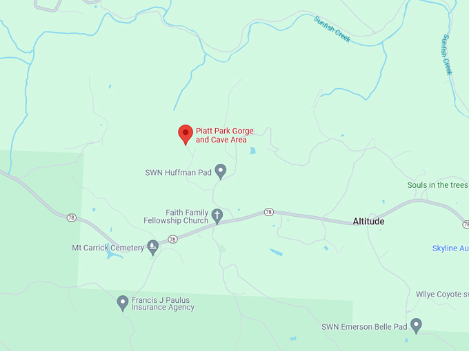 Piatt Park Trail 10 Map