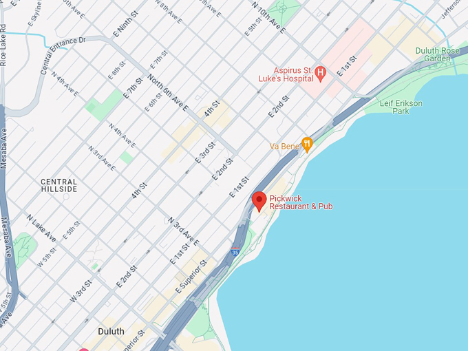 pickwick restaurant & pub 10 map