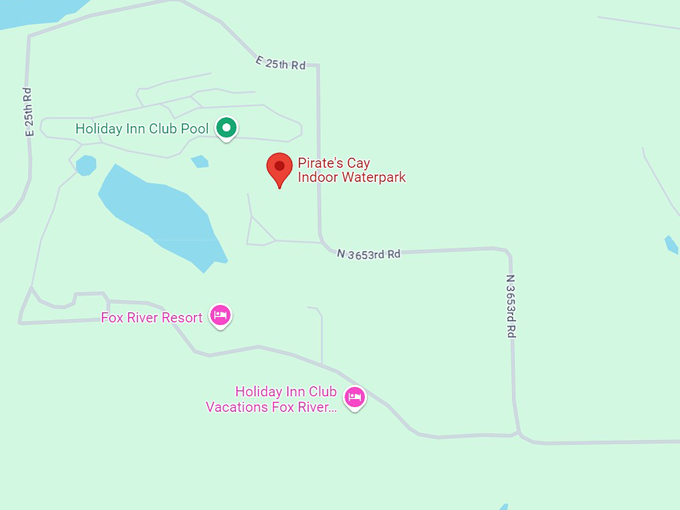 pirate's cay indoor water park 10 map