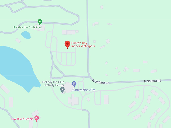 pirate's cay indoor water park 10 map