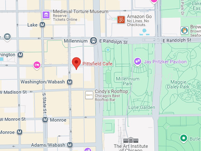 pittsfield cafe 10 map