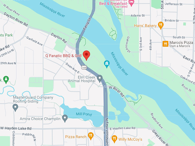 q fanatic bbq & grill 10 map