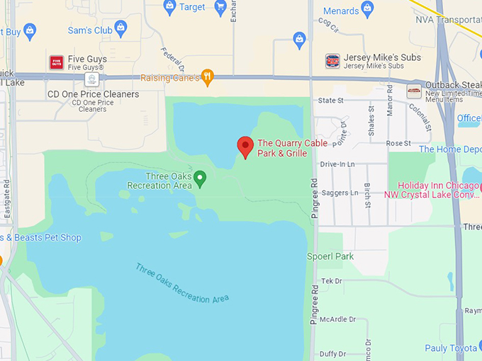 quarry cable park & grille 10 map