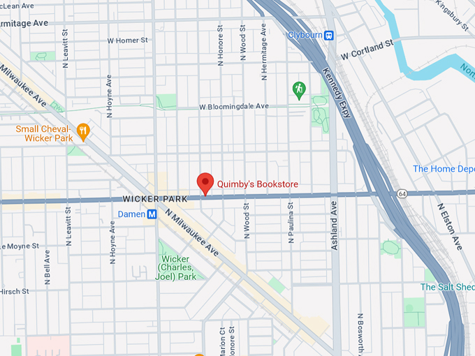 quimby's bookstore 10 map