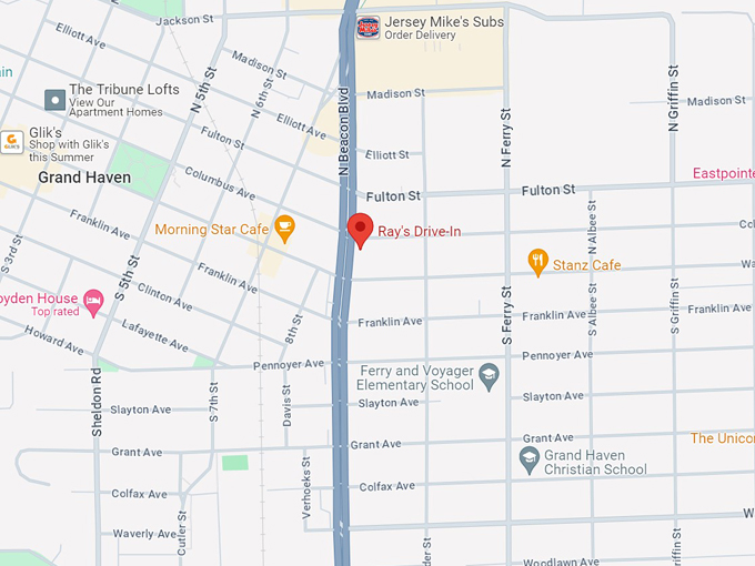 ray's drive in 10 map